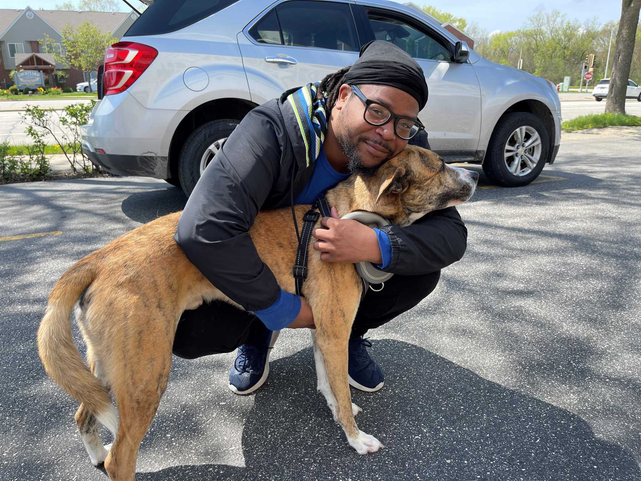 WATCH: Owner reunites with dog after it escapes, jumps from second ...