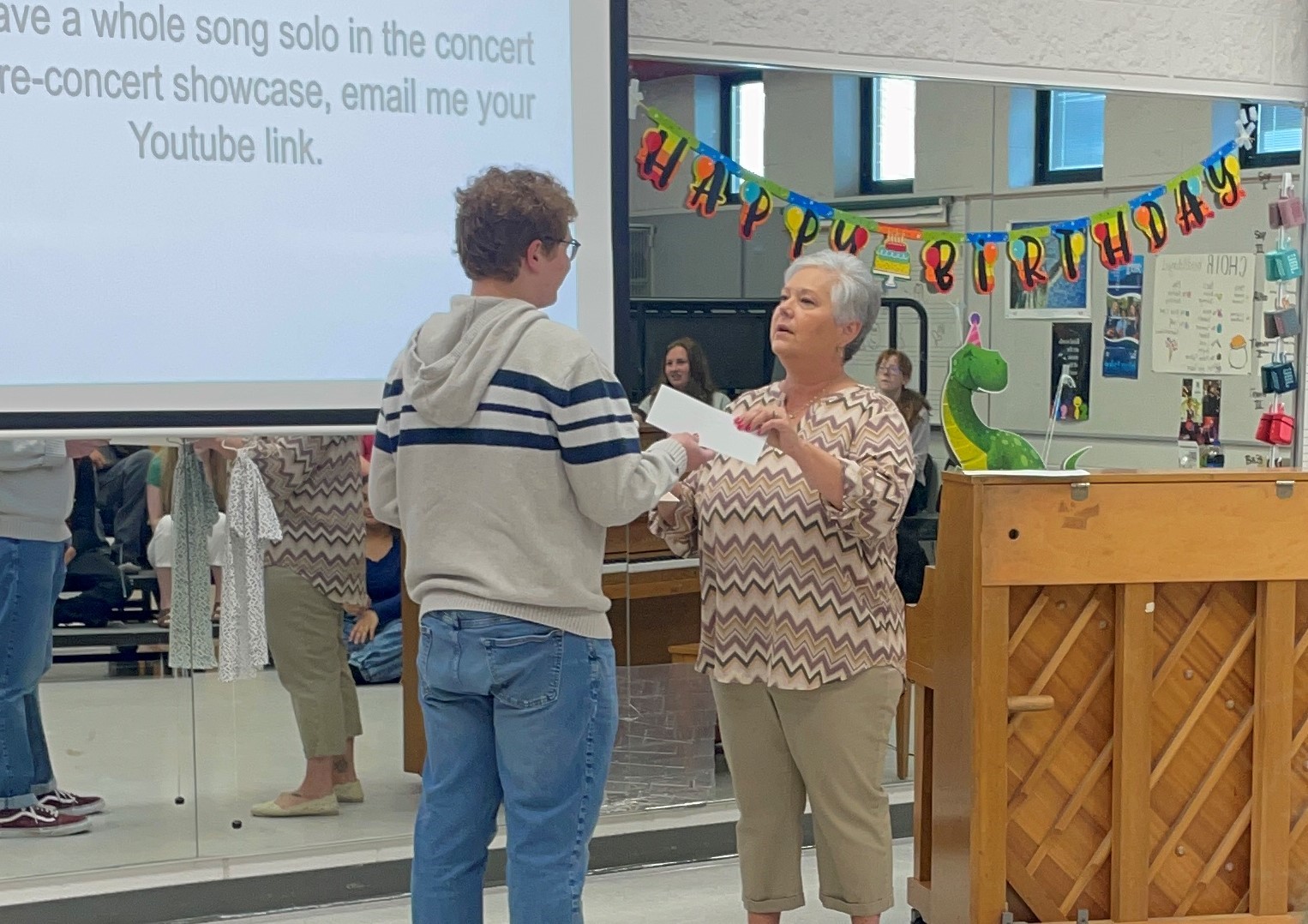 Big Rapids Education Association awards scholarship to Alek Lipar