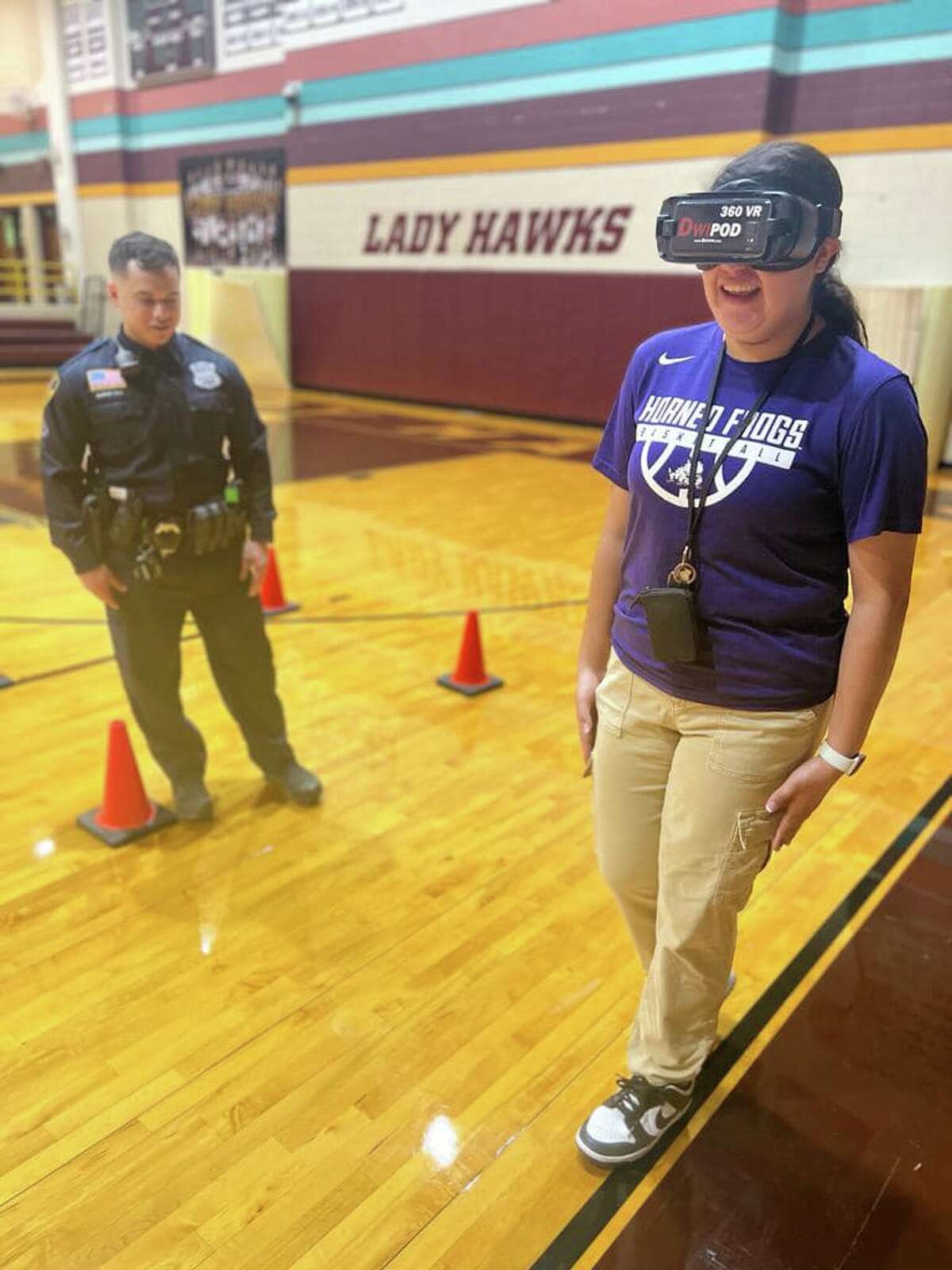 Laredo police simulate dangers of drunk driving for Zapata students