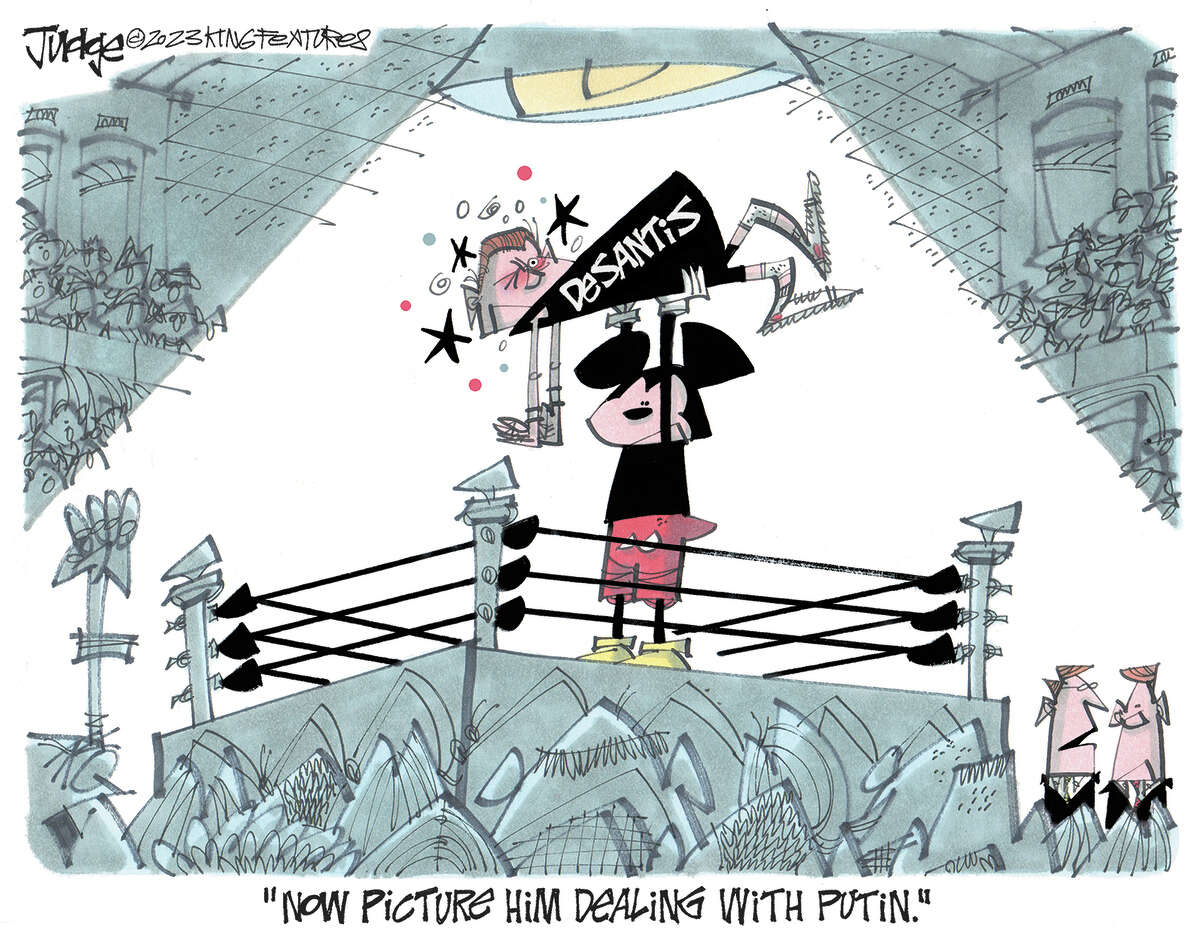 Editorial cartoons from the San Antonio Express-News