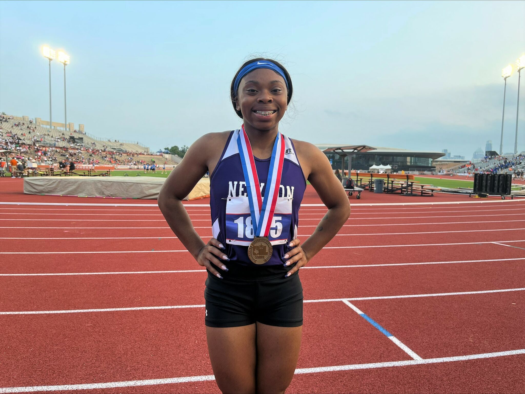 Newton sprinter medals twice at UIL state championship meet