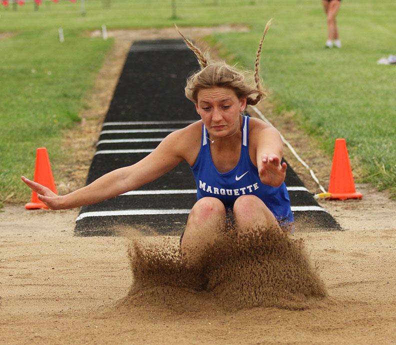 Track sectional as easy as 1-2-3 for Marquette's Hentrich