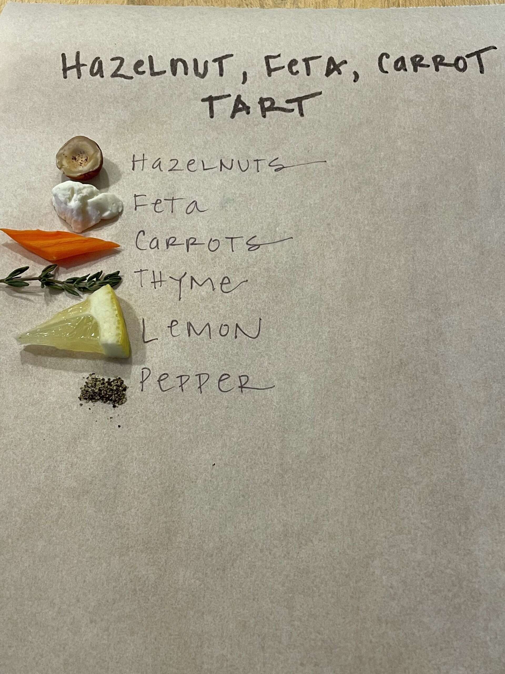 Carrot-hazelnut tart, tea mocktail recipes for intentional cooking