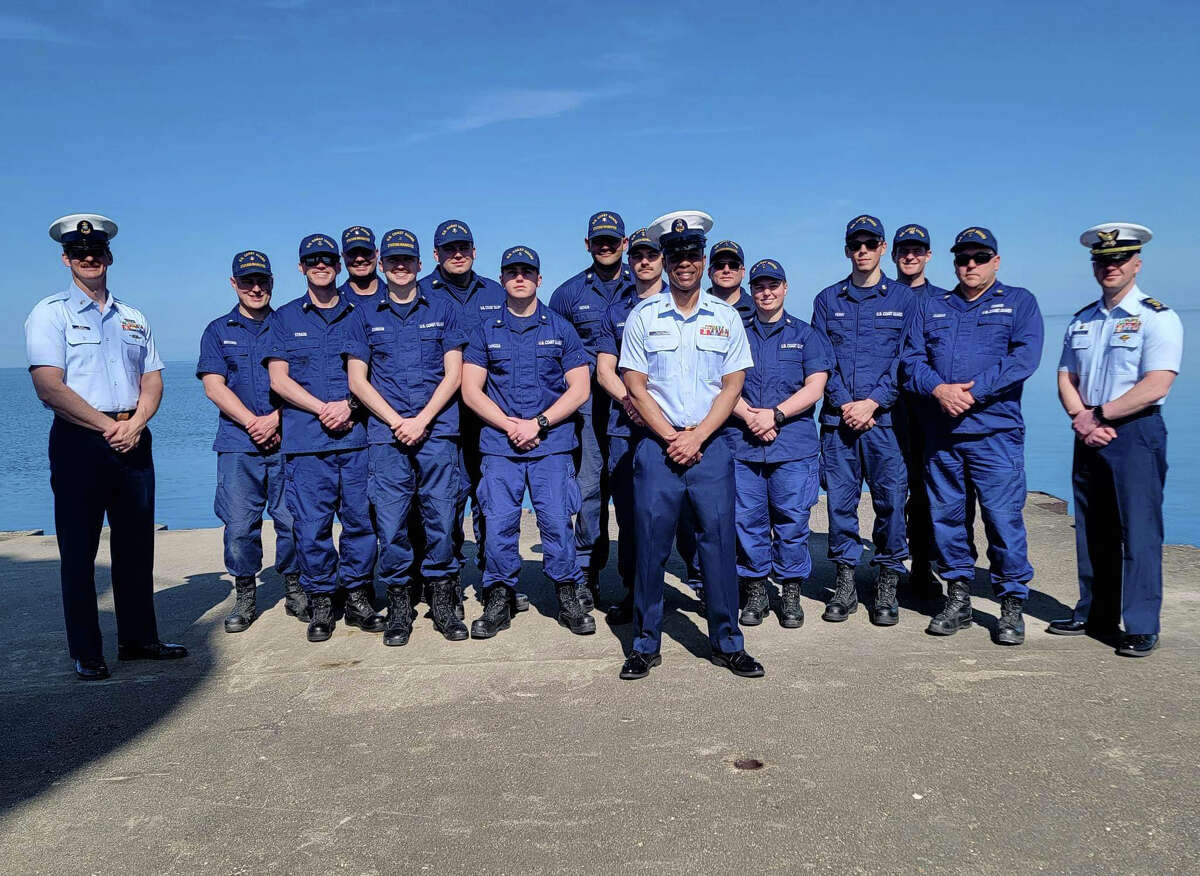 Manistee Coast Guard member promoted to chief at lighthouse ceremony
