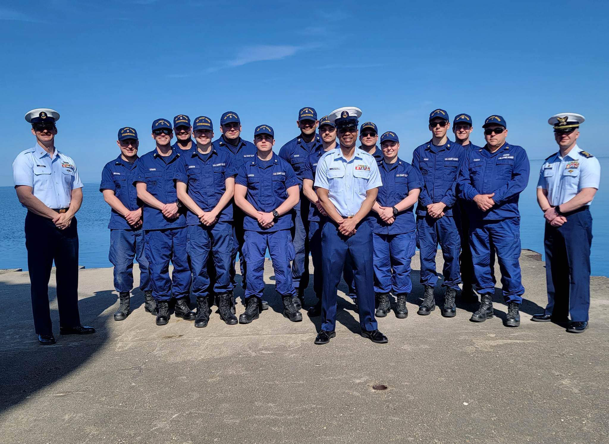 Manistee Coast Guard member promoted to chief at lighthouse ceremony