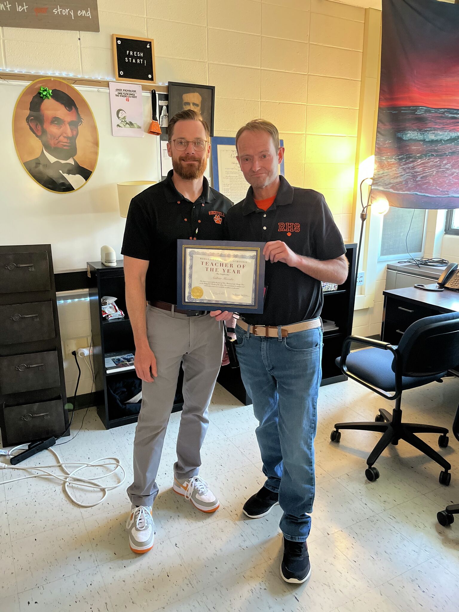 Ridgefield's Teacher of the Year is Weston assistant fire chief