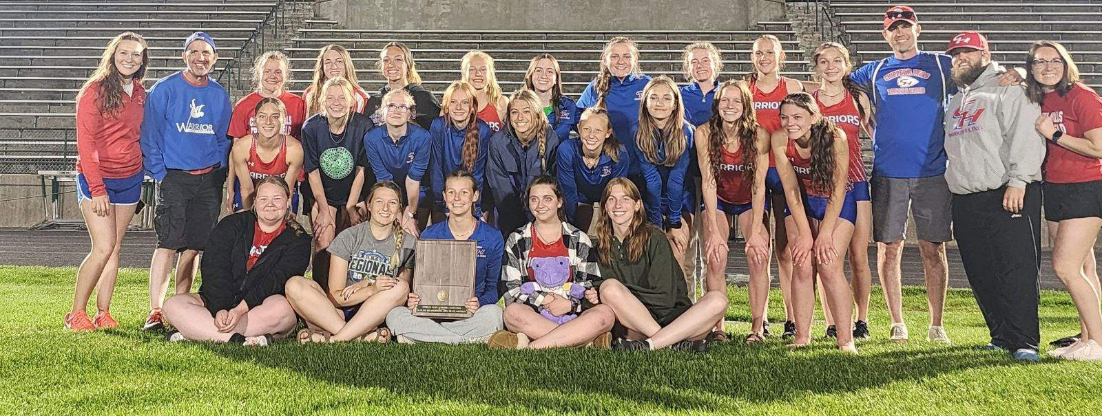 Warrior track and field team wins another league title