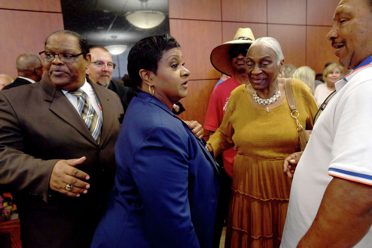 Mayor Roy West and returning council sworn in to office Tuesday