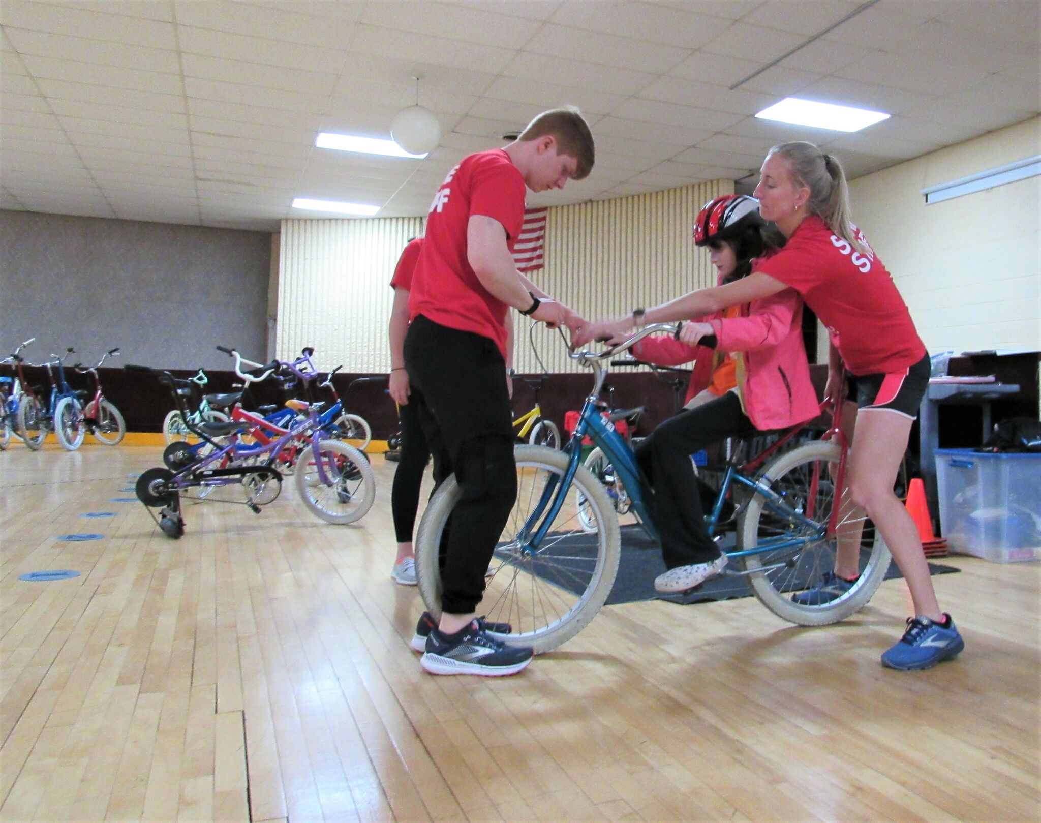 Five-day program teaches disabled children to ride a bike