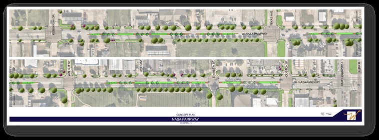 Construction is underway on a $7M project to improve NASA Parkway