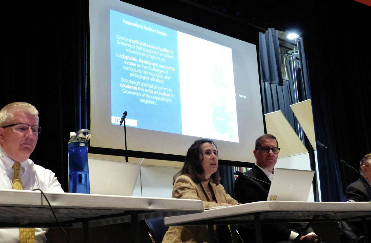 What will Greenwich's Central Middle Sschool design cost be?