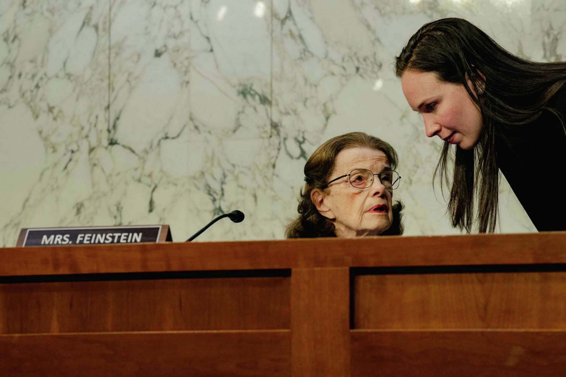 Feinstein suffered complications from shingles virus