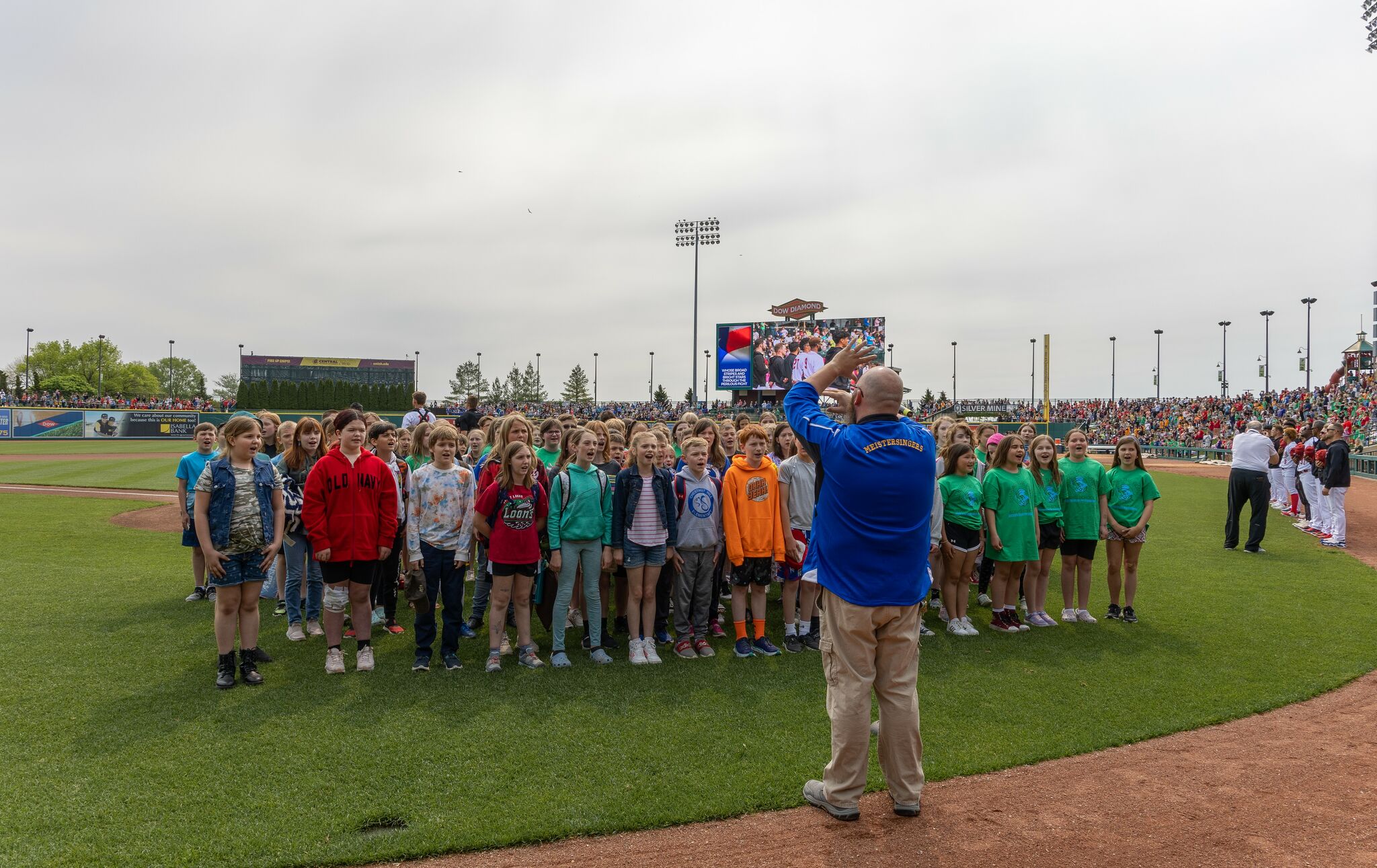 Tuesday's Dow Diamond crowd of 6,906 beat previous record of 6,671