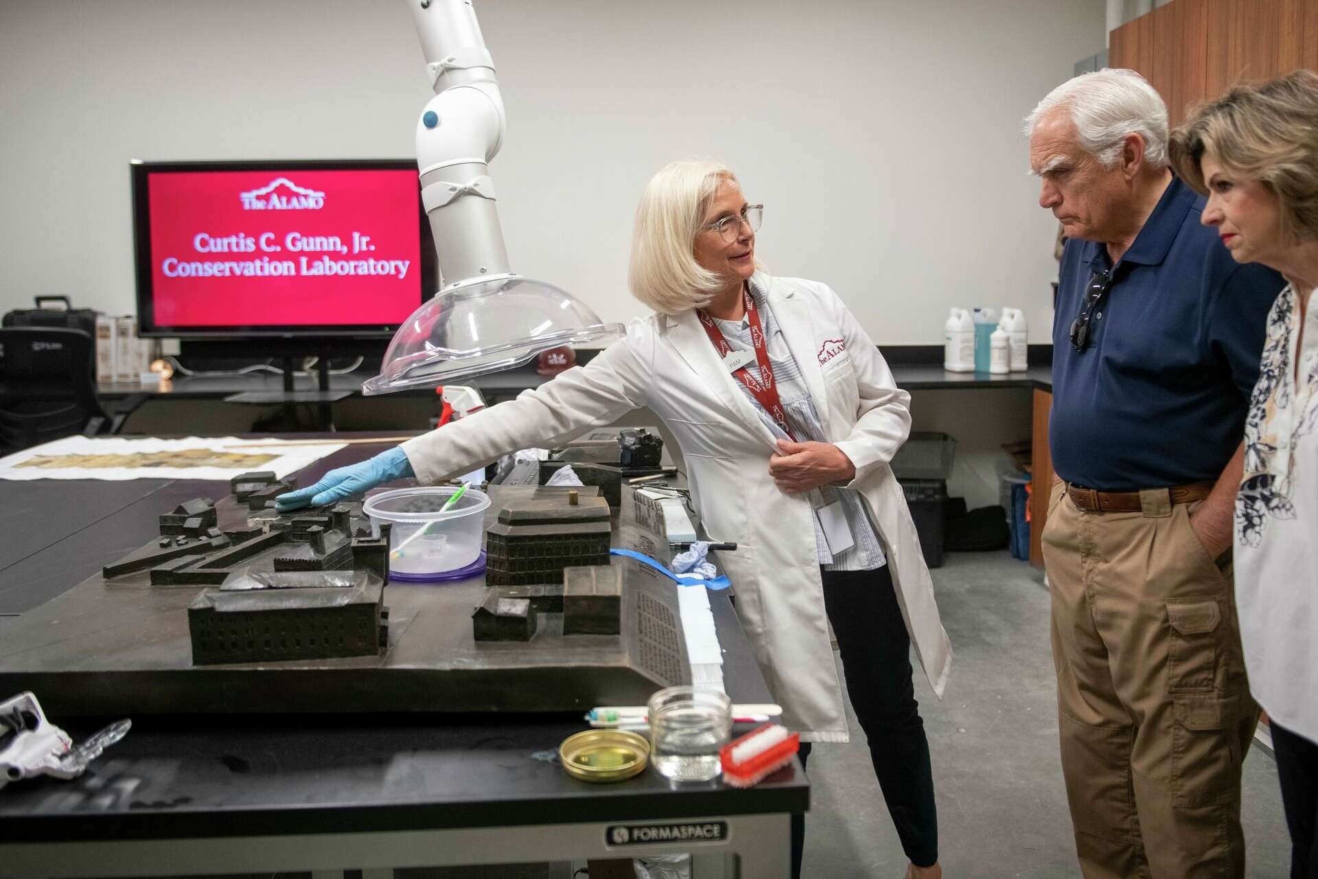 Precious artifacts preserved at Alamo's new conservation lab