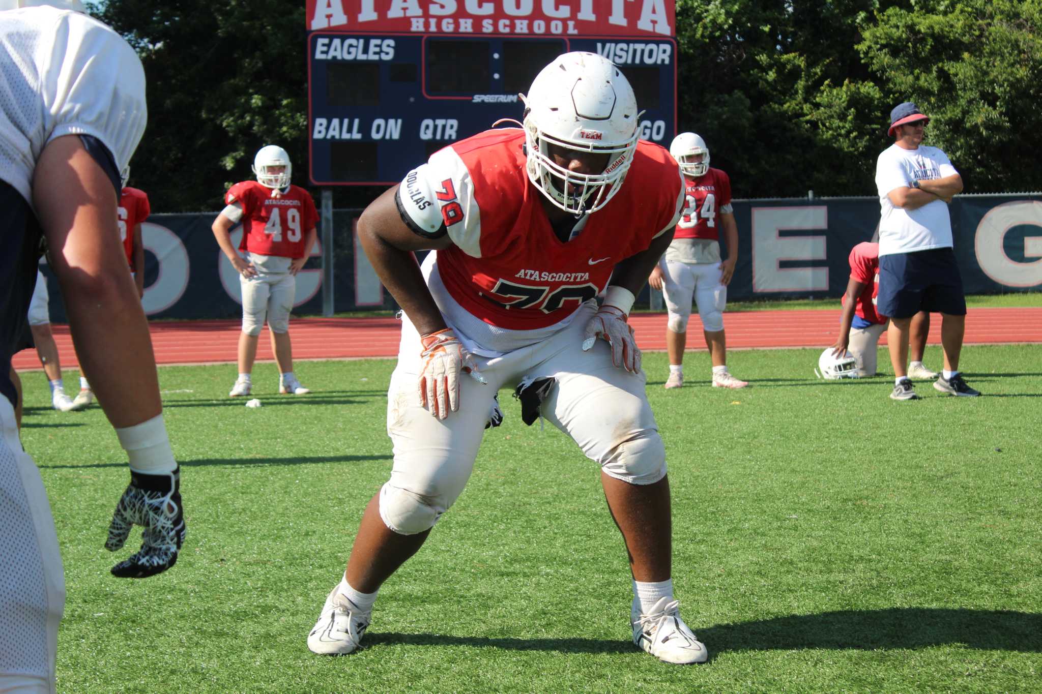 Football: Nate Kibble grows into Atascocita's next touted lineman