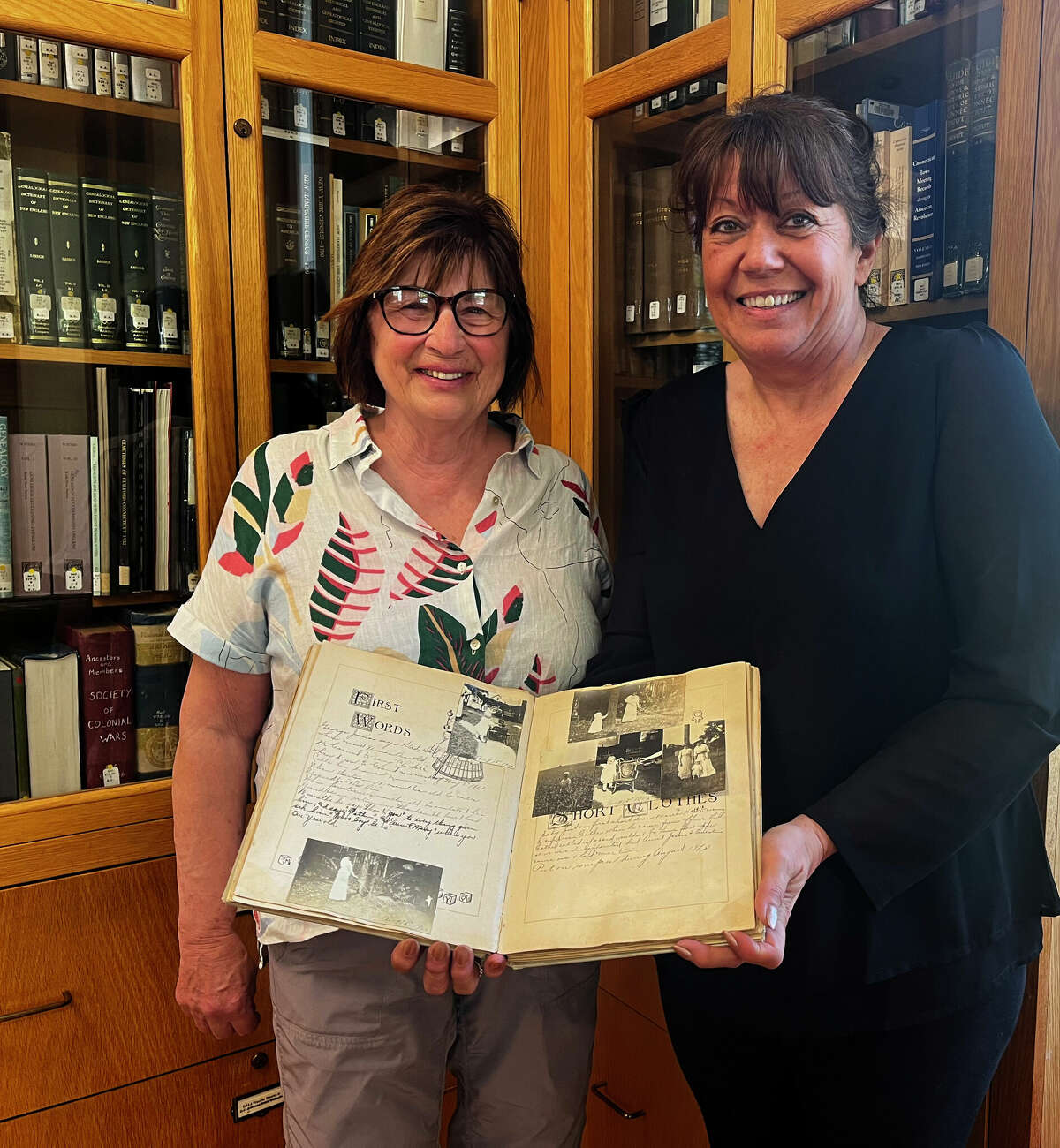 Guilford historian reunites mystery antique baby book with family