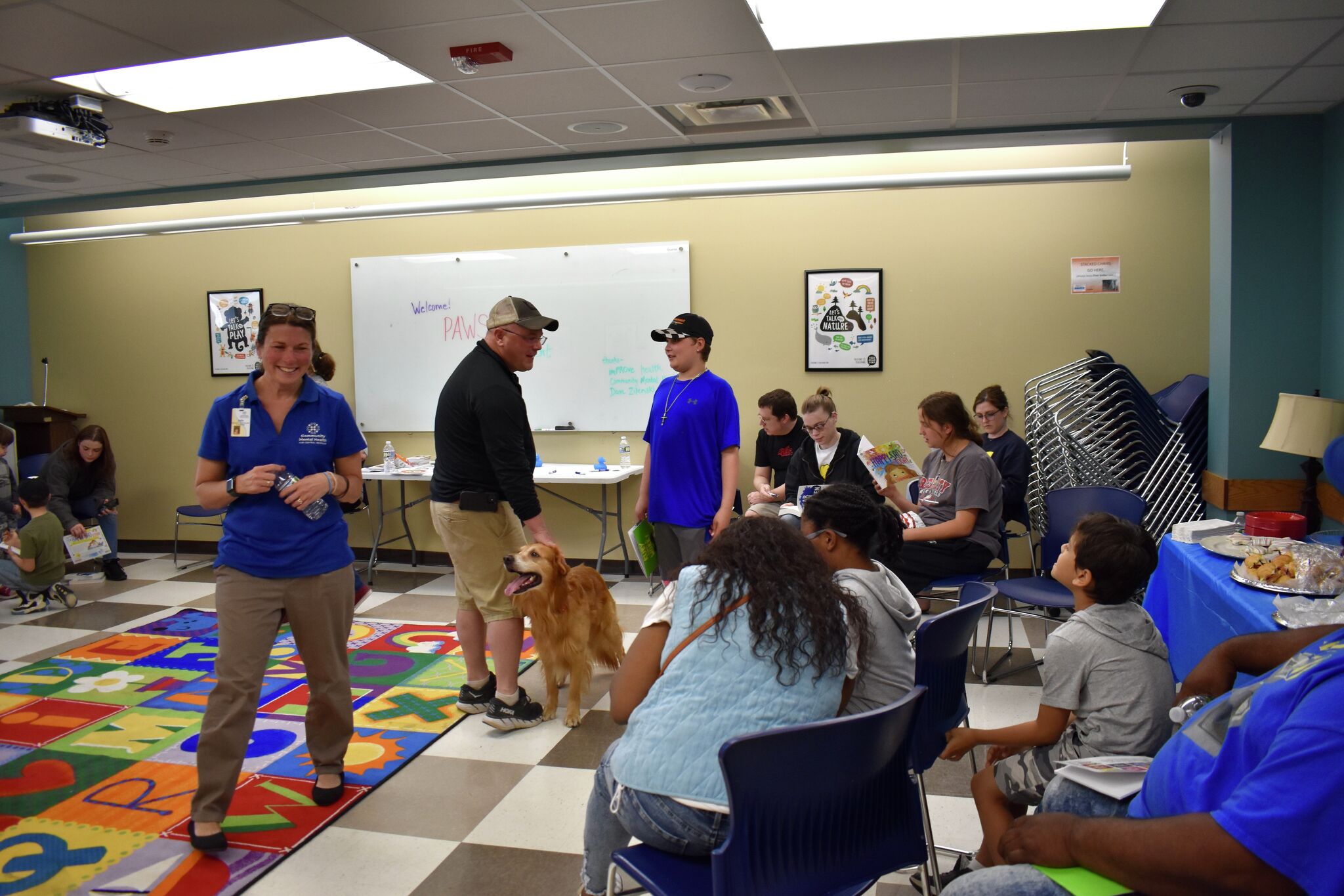 Big Rapids library hosts therapy dog reading event