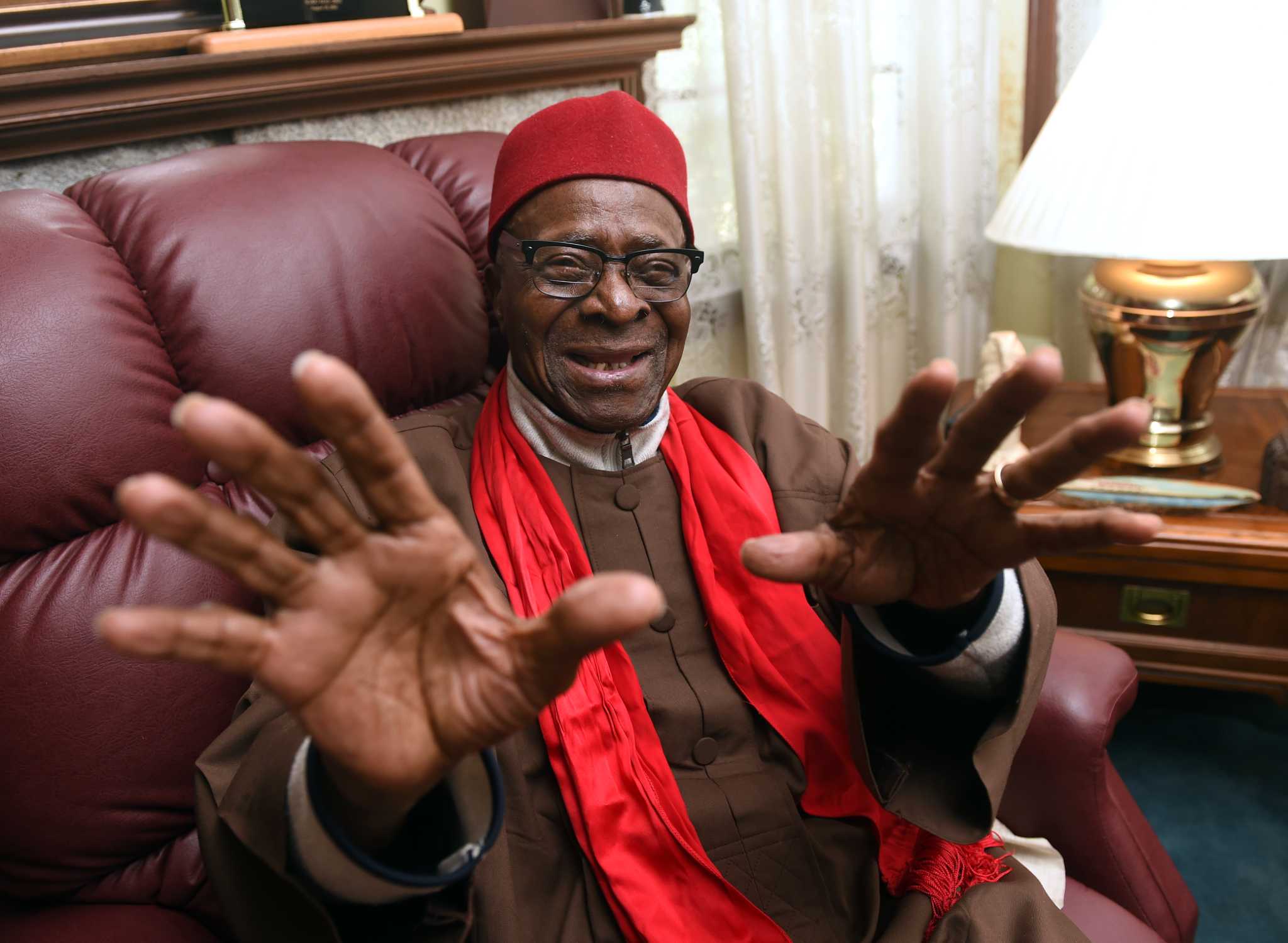 Professor Austine Okwu, a longtime icon of CT's Igbo people, turns 99