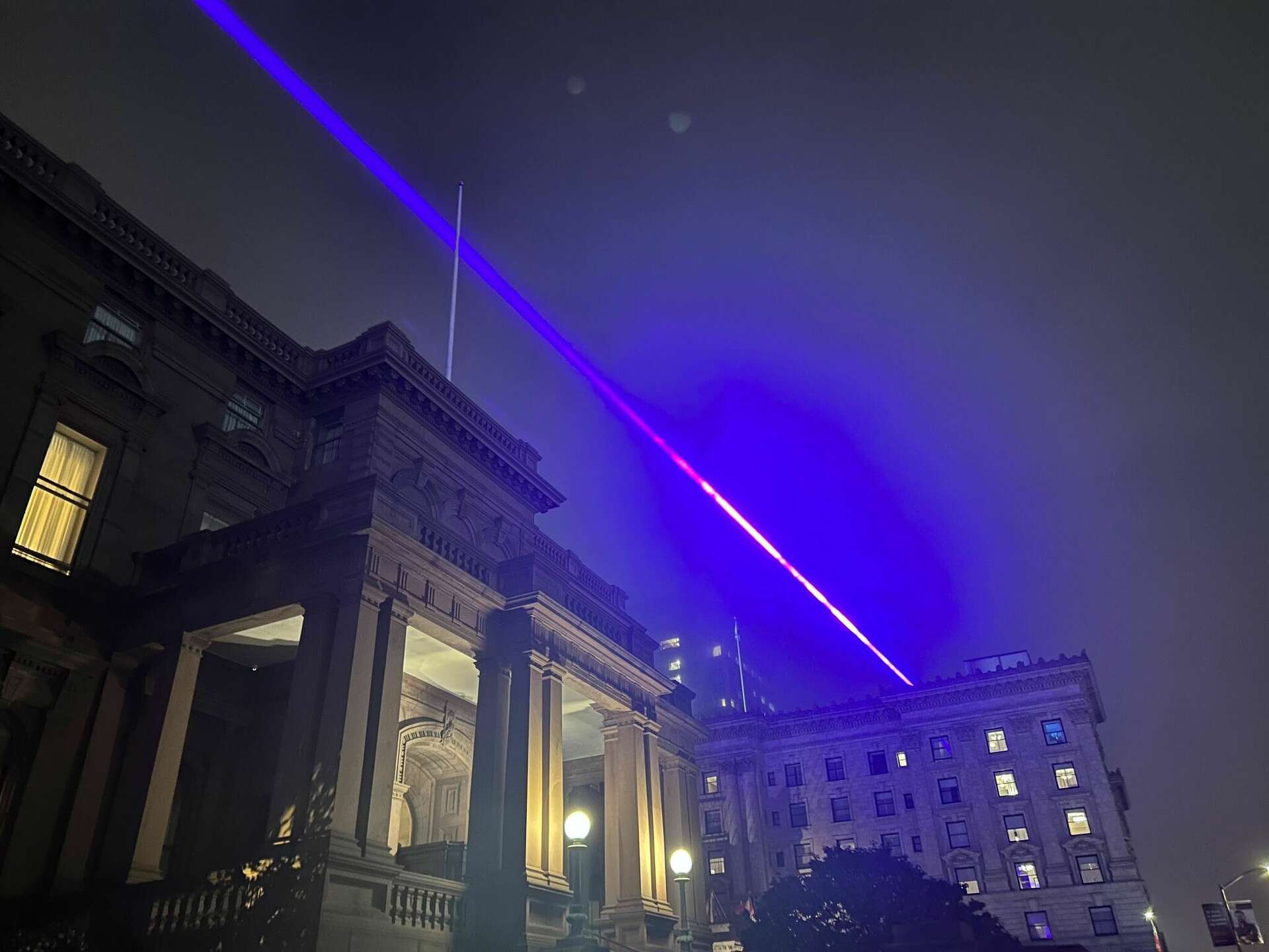 Blue Beam Of Light In The Sky - The Best Picture Of Beam