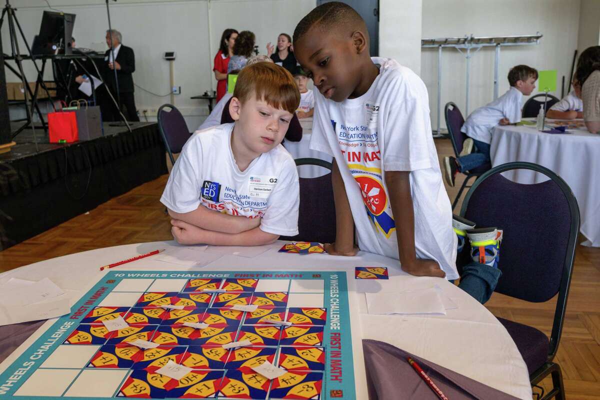 Students use number skills in New York's math championship