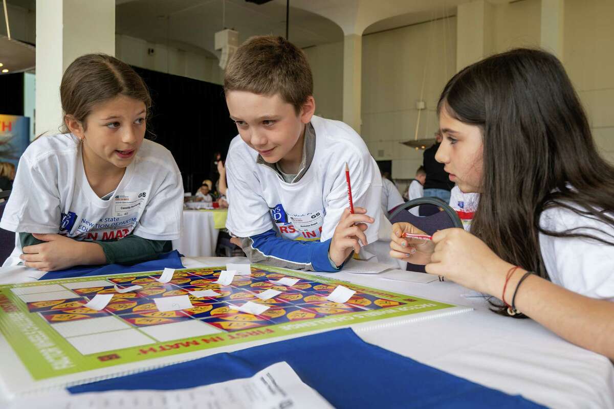 Students use number skills in New York's math championship
