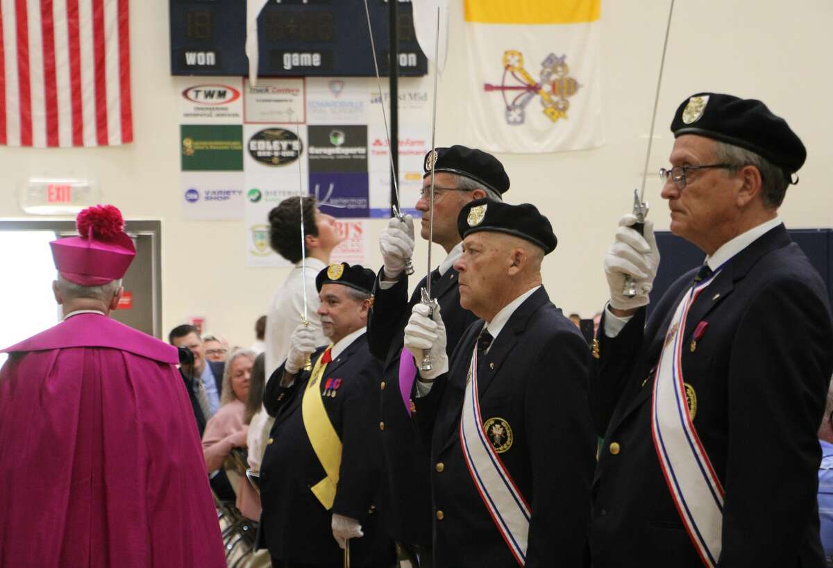 Bishop advises Father McGivney Catholic High School grads