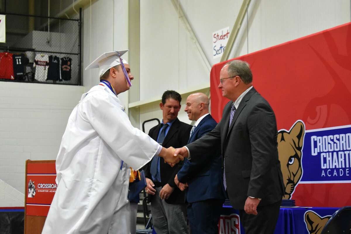 Crossroads Charter Academy graduates 11 seniors in Big Rapids