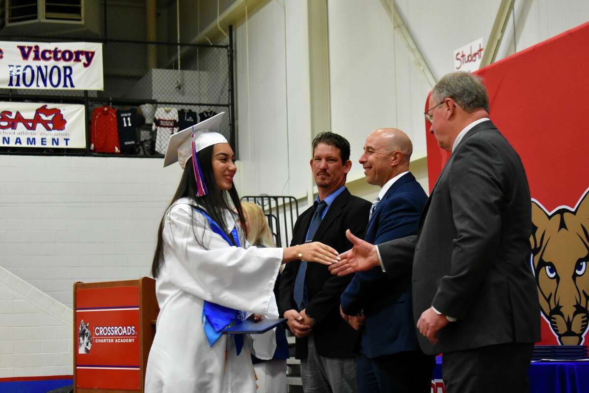 Crossroads Charter Academy graduates 11 seniors in Big Rapids