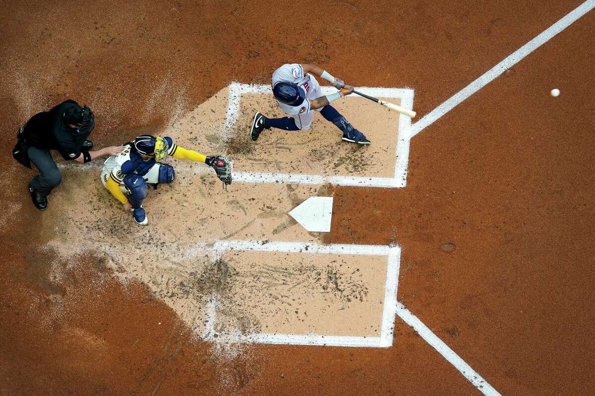 Houston Astros: Yordan Alvarez hits grand slam in win vs. Brewers
