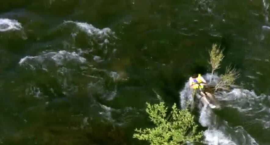 Video: Teen rescued from fast-moving waters of California river