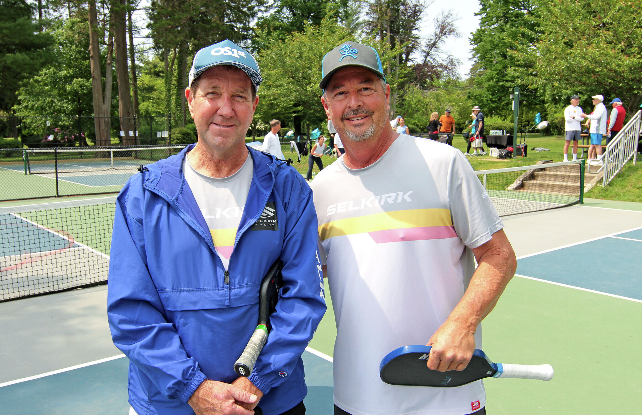 Dean Matt played pickeball in Darien for a world record