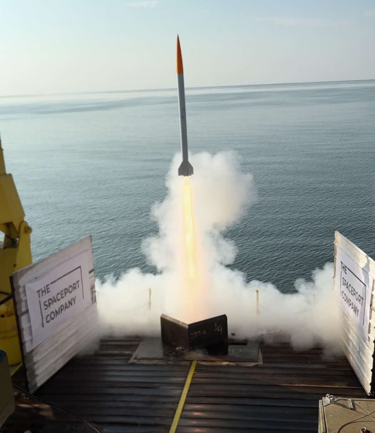 Startup launches rockets off Gulf Coast as offshore spaceports test