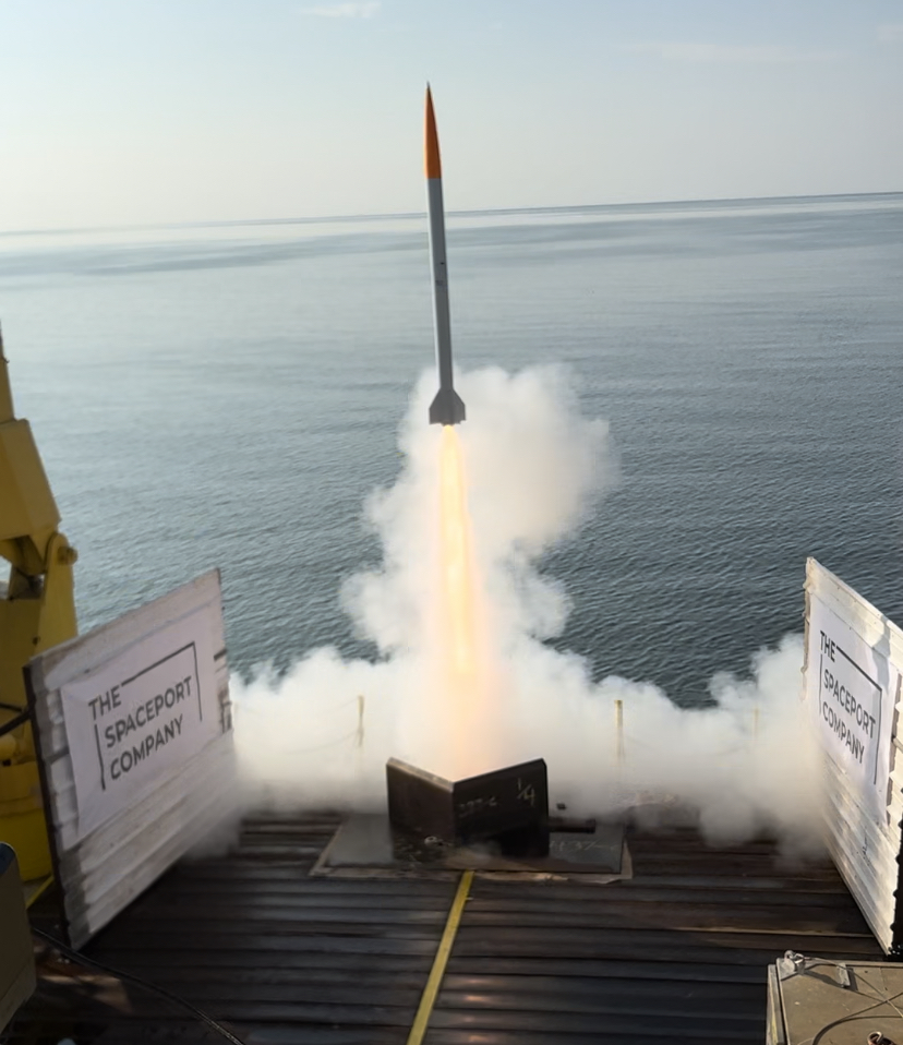 Startup launches rockets off Gulf Coast as offshore spaceports test