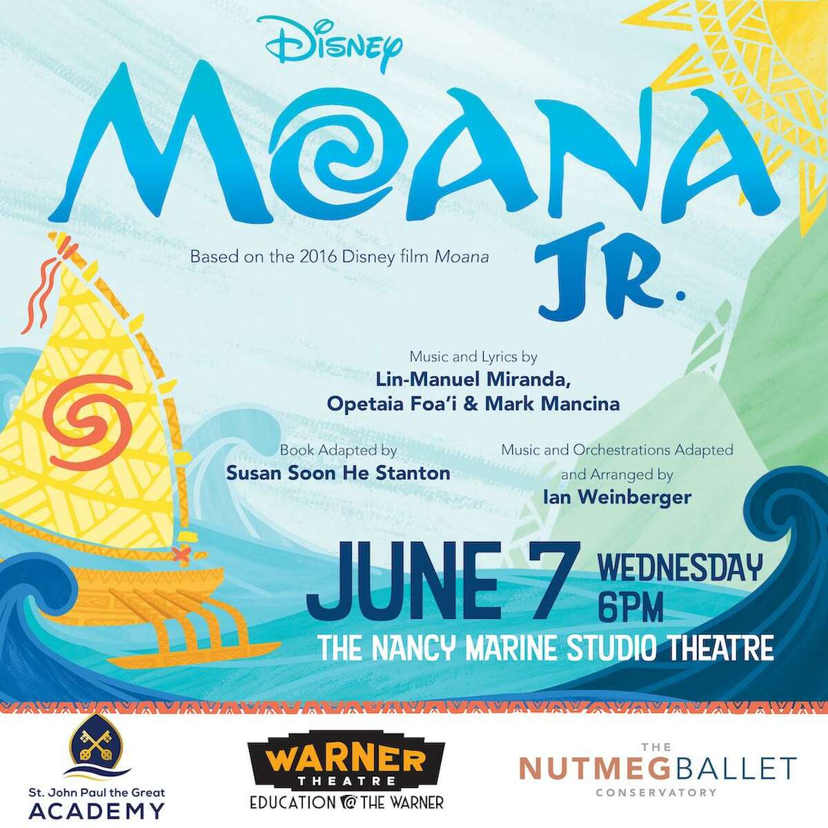 Torrington students to stage 'Moana Jr.' at the Warner