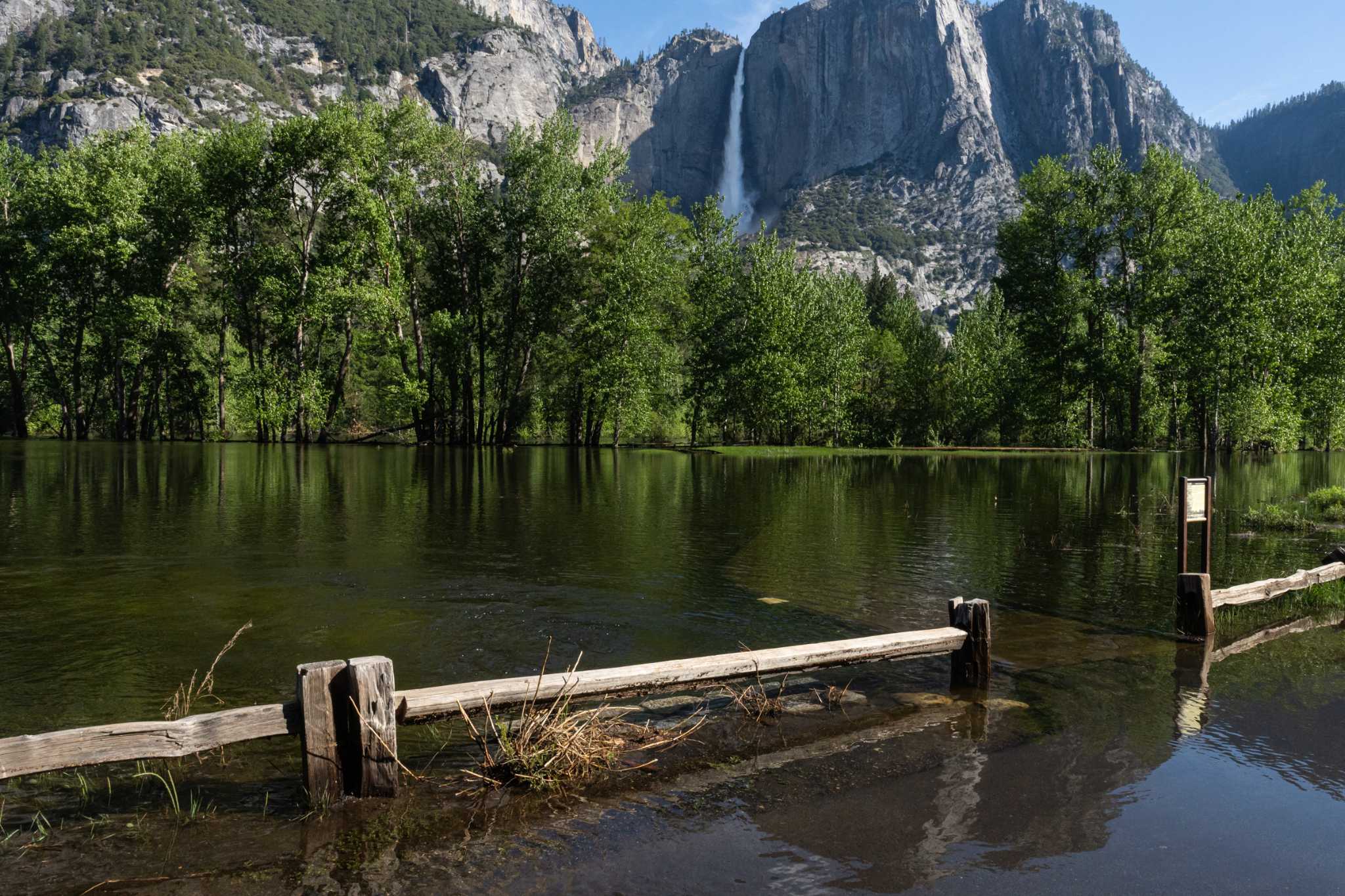 Photos show Yosemite flooding as major river swells