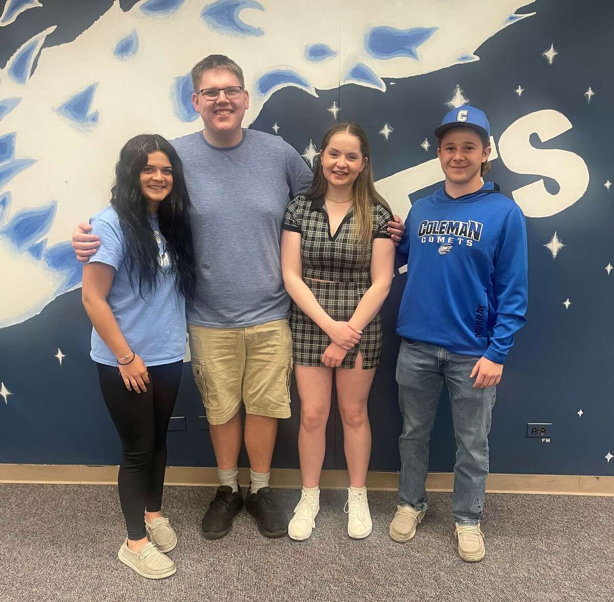 Dow, Calvary, Meridian, Creek, Midland, Coleman seniors honored