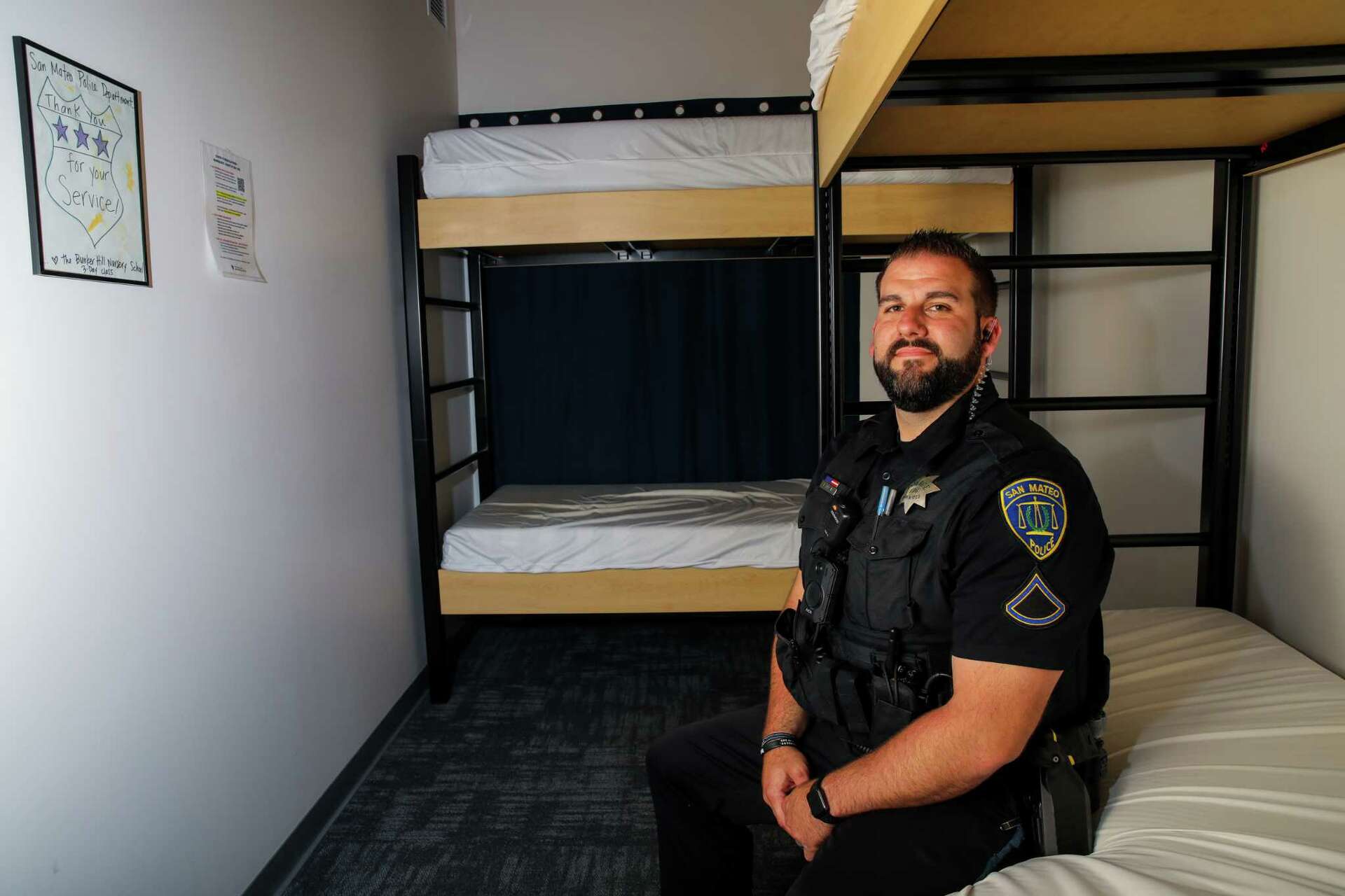 Bay Area police officers sleep in barracks to avoid commutes