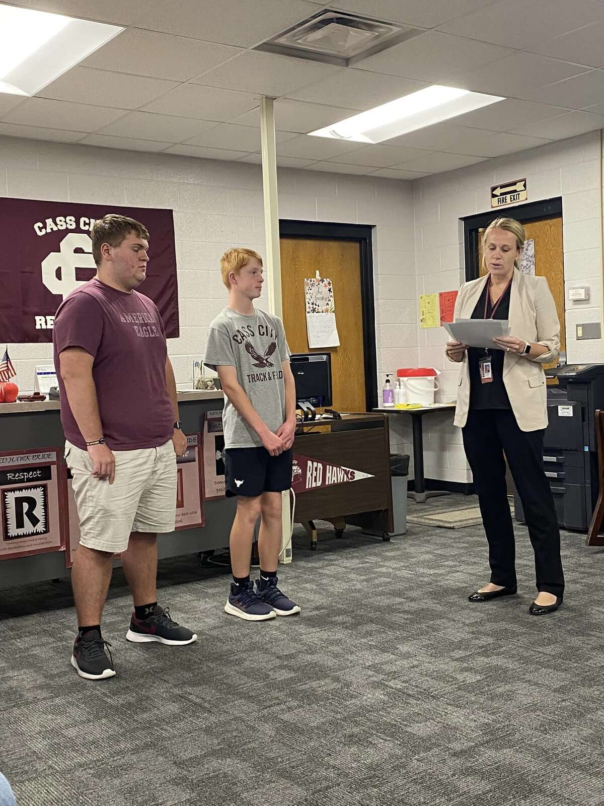 Students honored at Cass City Public Schools