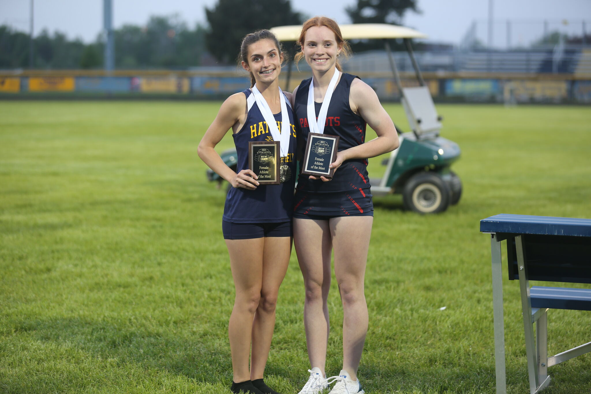 Tribune's Female Athletes of the meet reflect on awards