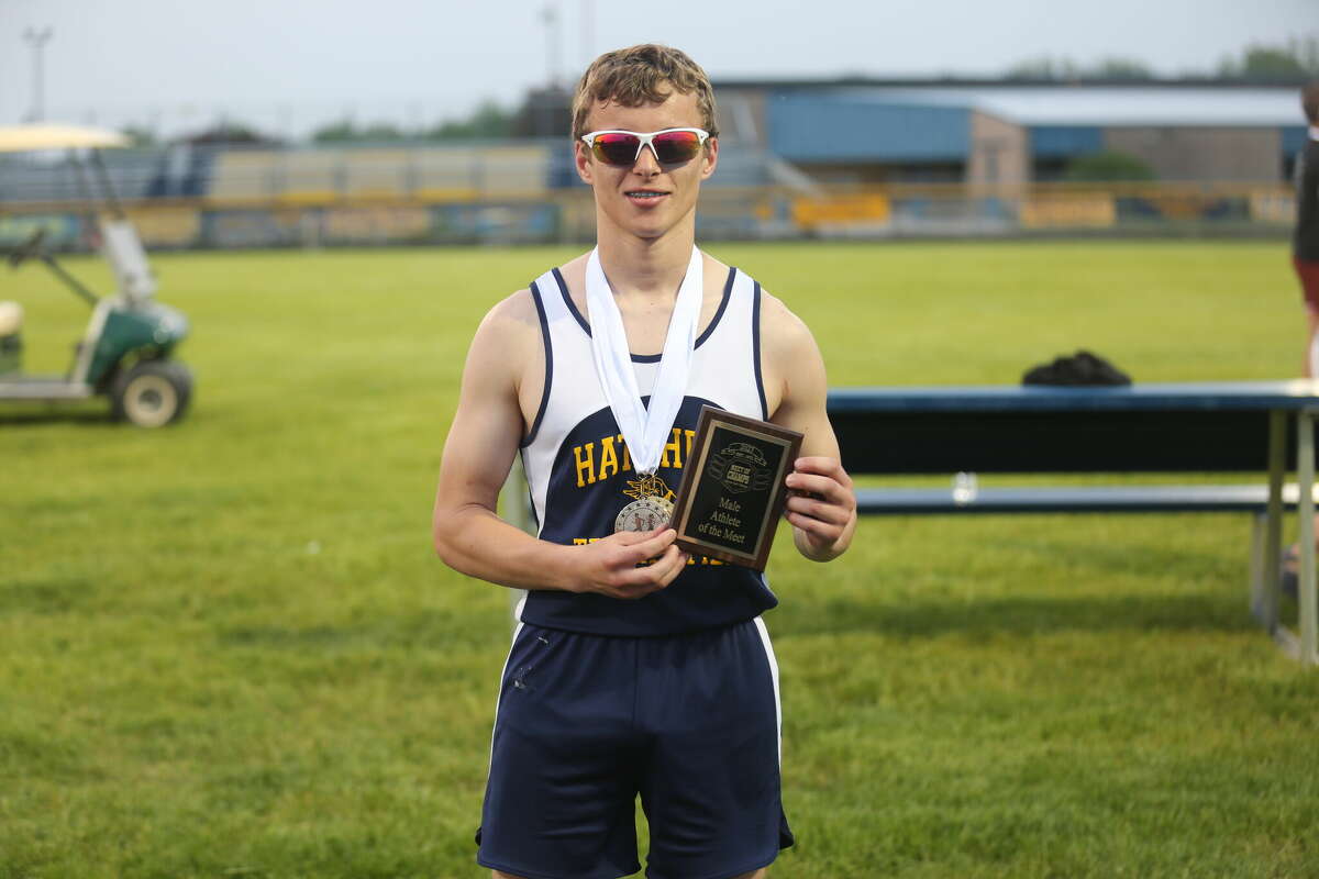 Bad Axe's Caleb Geiger wins Tribune Male Athlete of the Meet