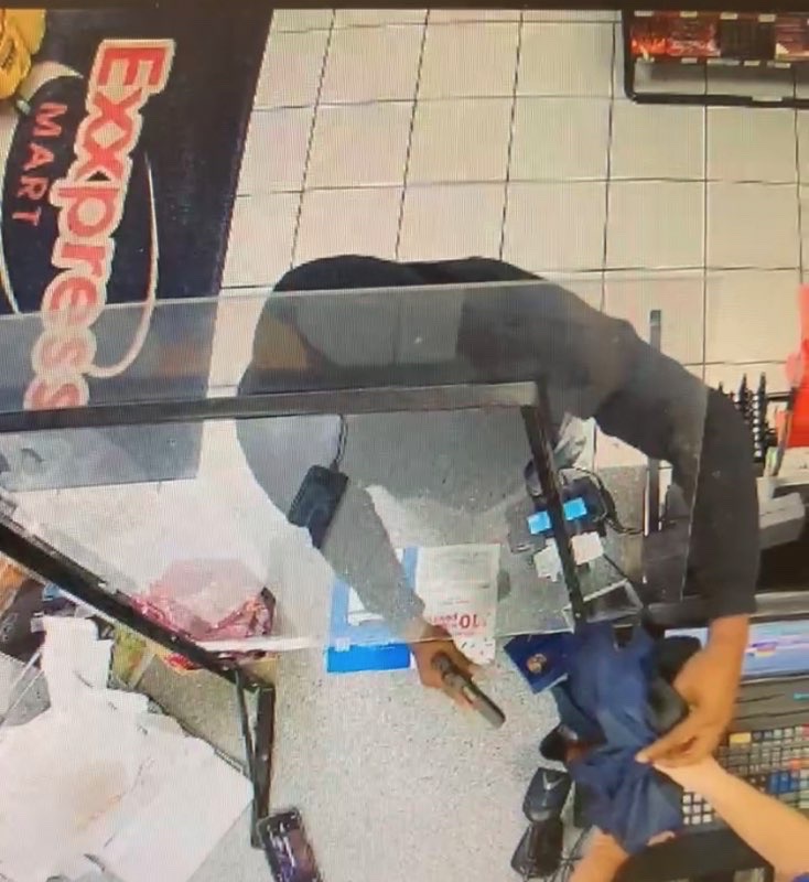 Exxpress Mart on Dowlen Road in Beaumont was robbed on Wednesday