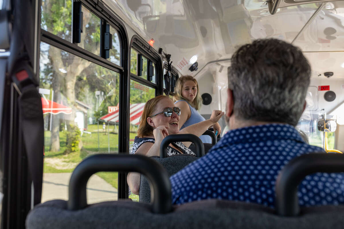 Benzie Bus is a great way for tourists to get around the area