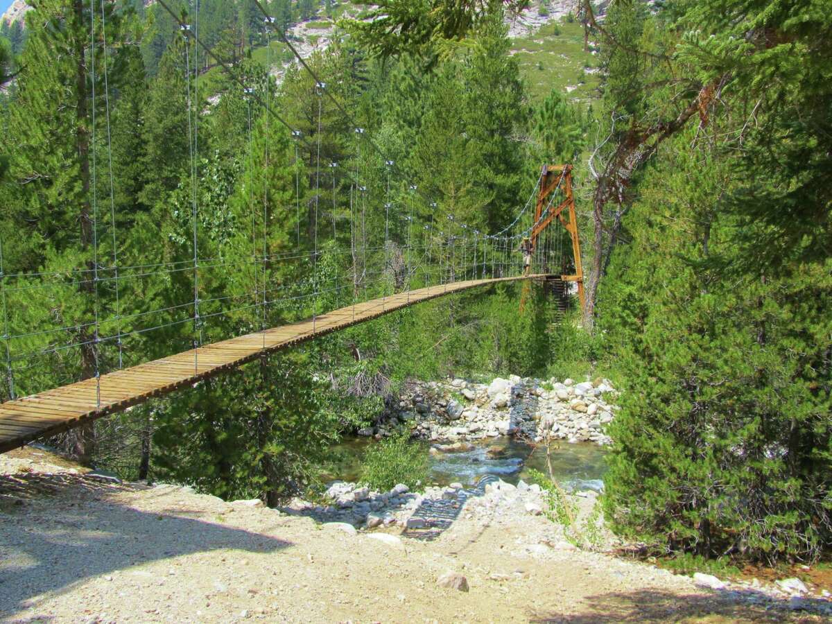 Iconic hiking bridge along California's Pacific Crest Trail damaged