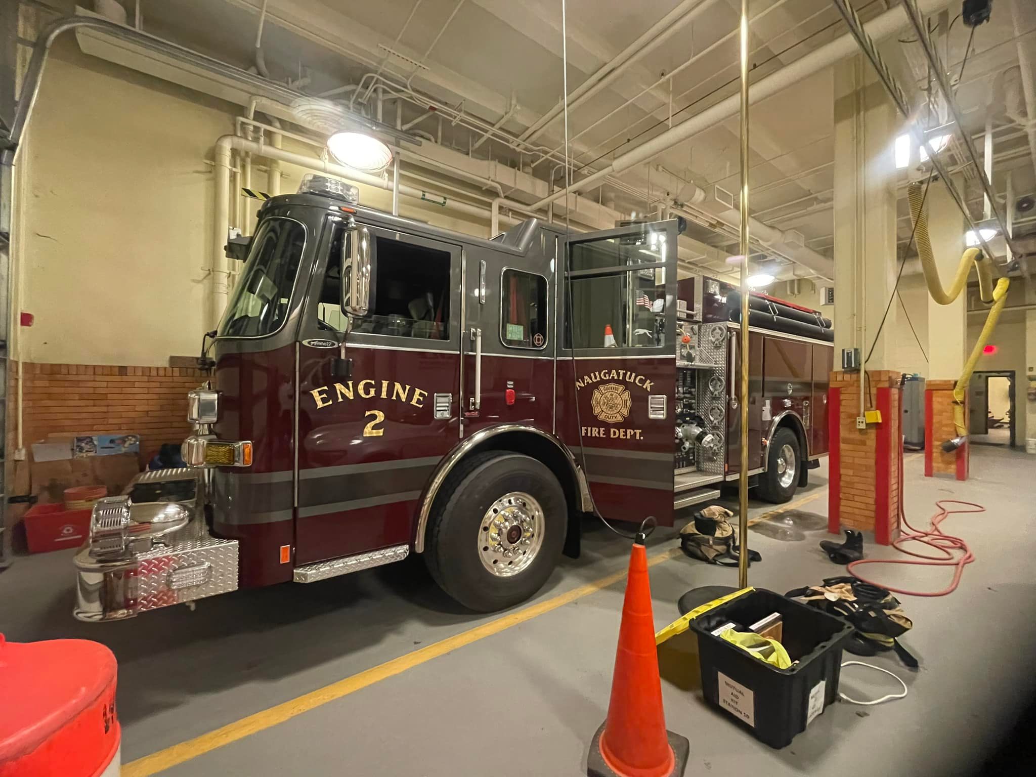 Man rescued from Naugatuck house fire suffers burns, official says