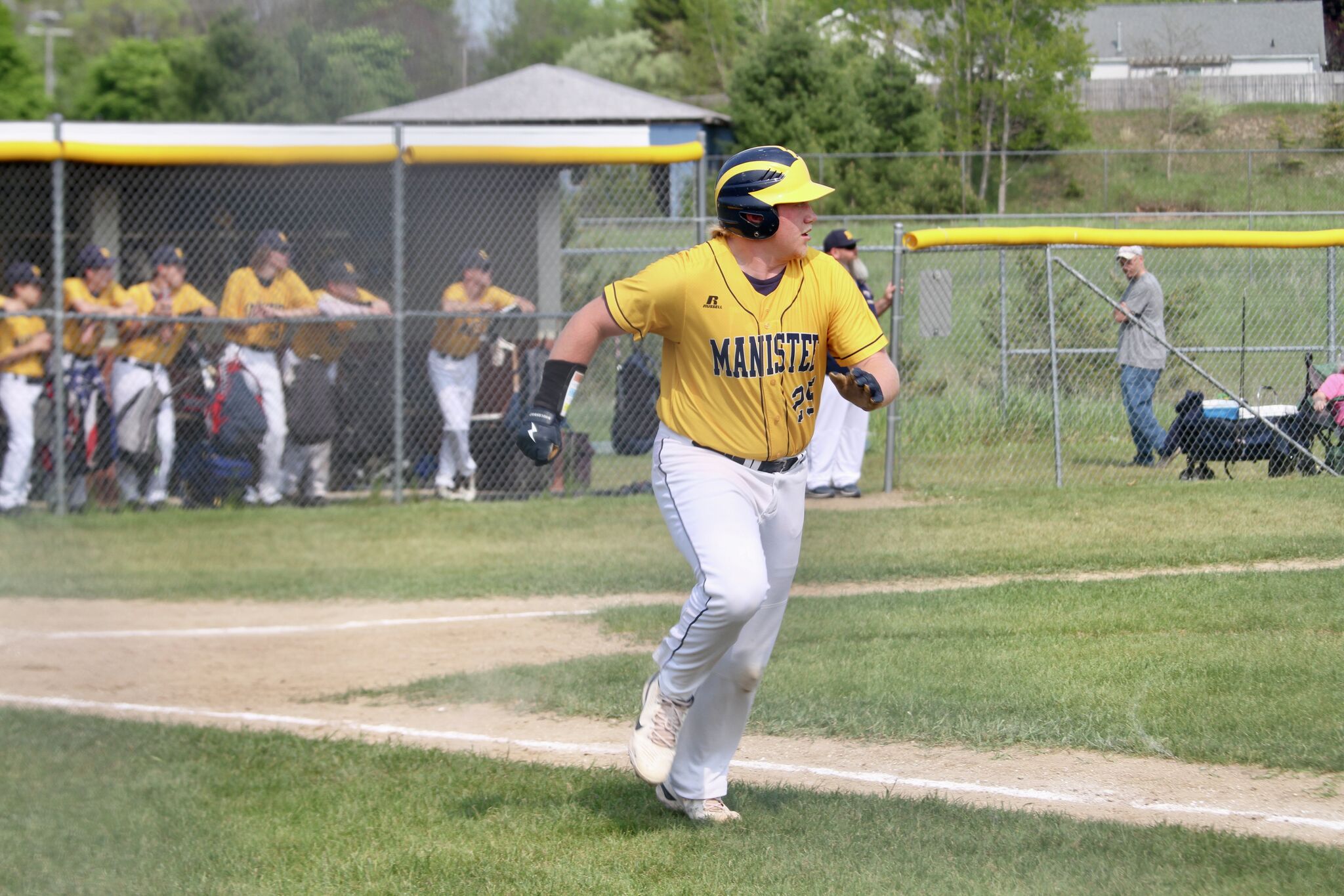 Manistee baseball splits with Whitehall, defeats Mason County Central