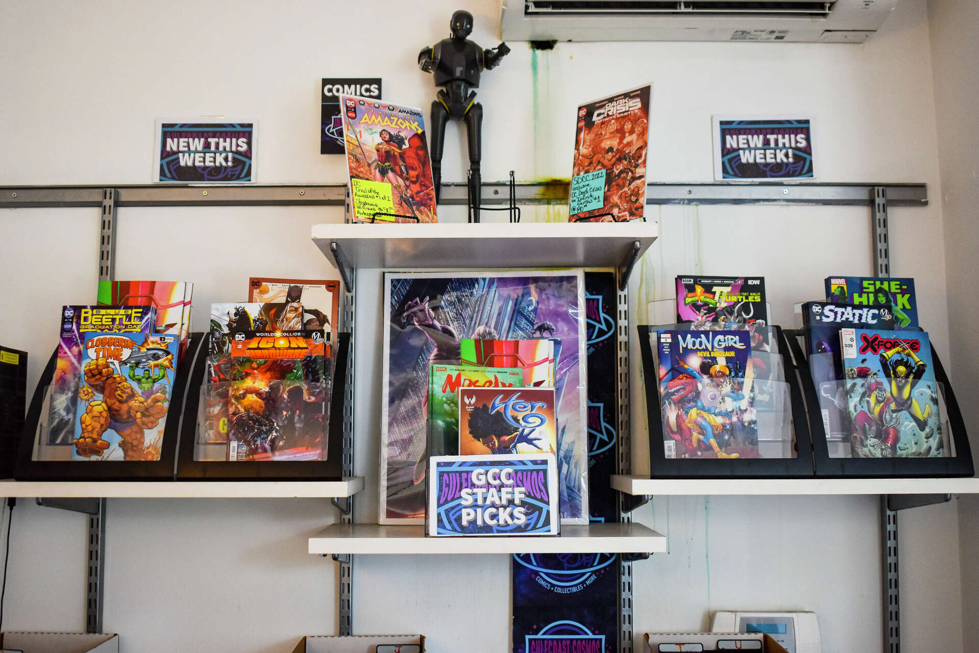 Welcome to Gulf Coast Cosmos, H-Town's most diverse comic shop