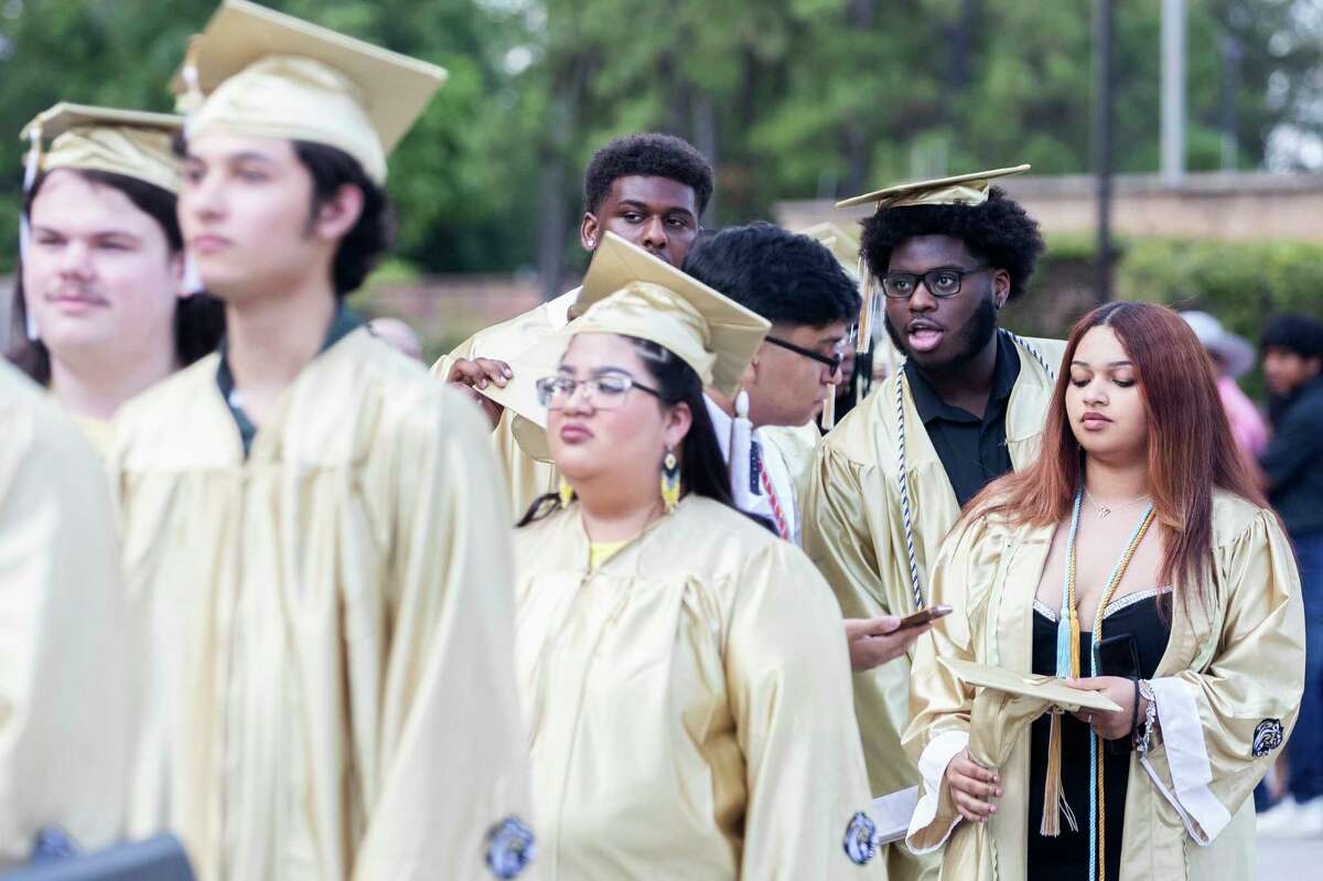 Conroe High School's class of 2023 Tigers celebrate graduation