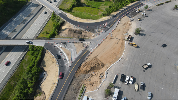 What's the status of CDTA's Crossgates Mall roundabout project?