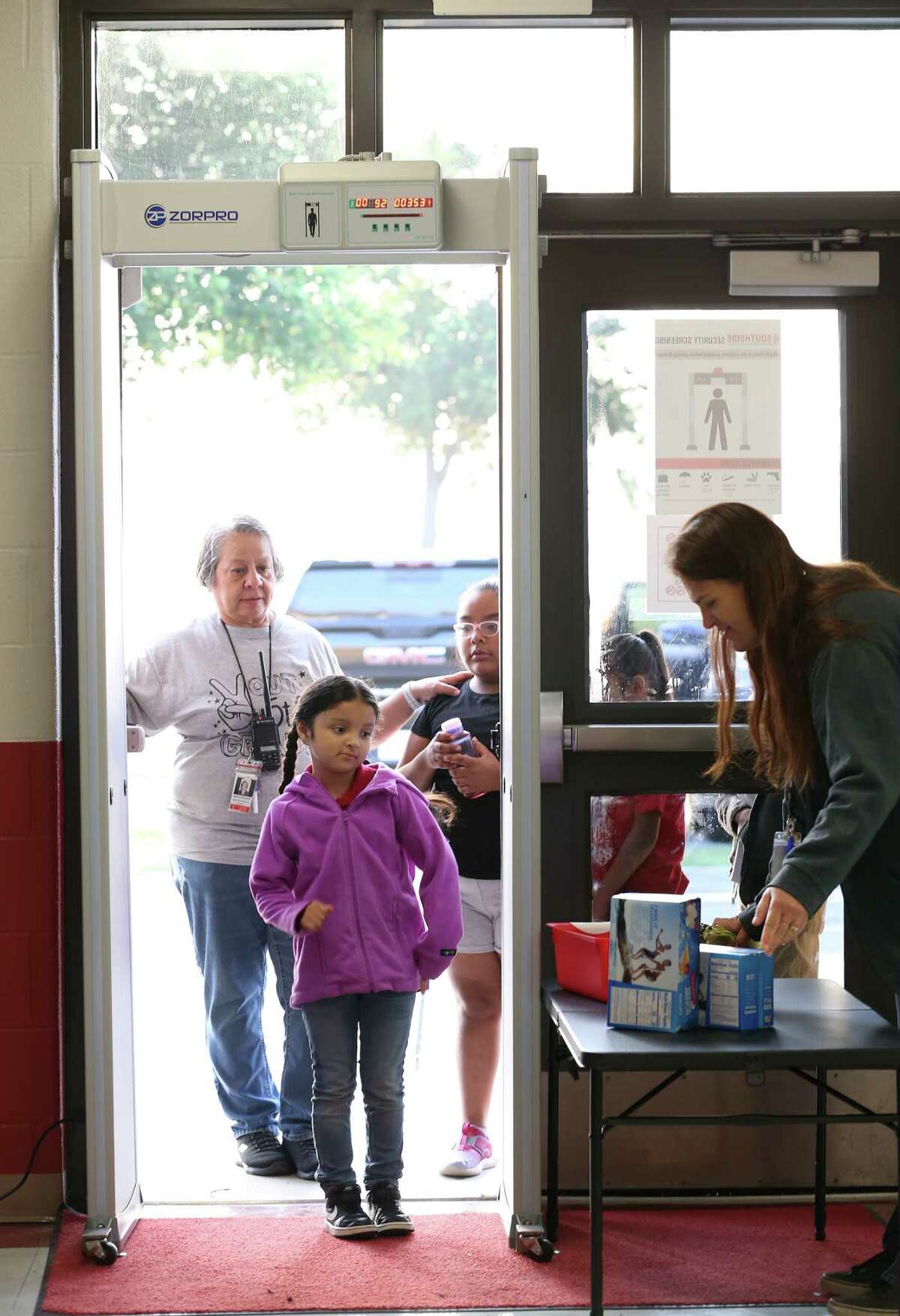 Southside ISD students learn a new routine: Metal detectors.