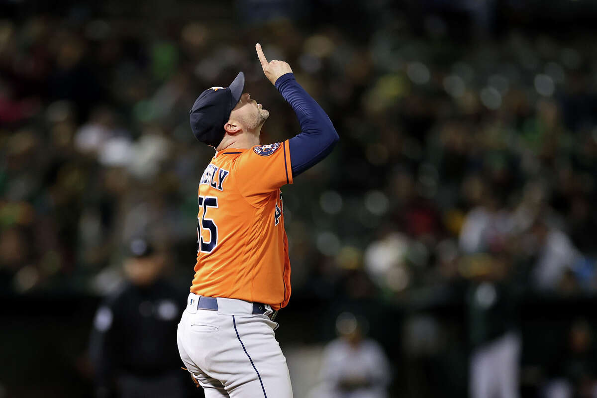 Corey Julks, Houston Astros defeat Oakland A's in series opener